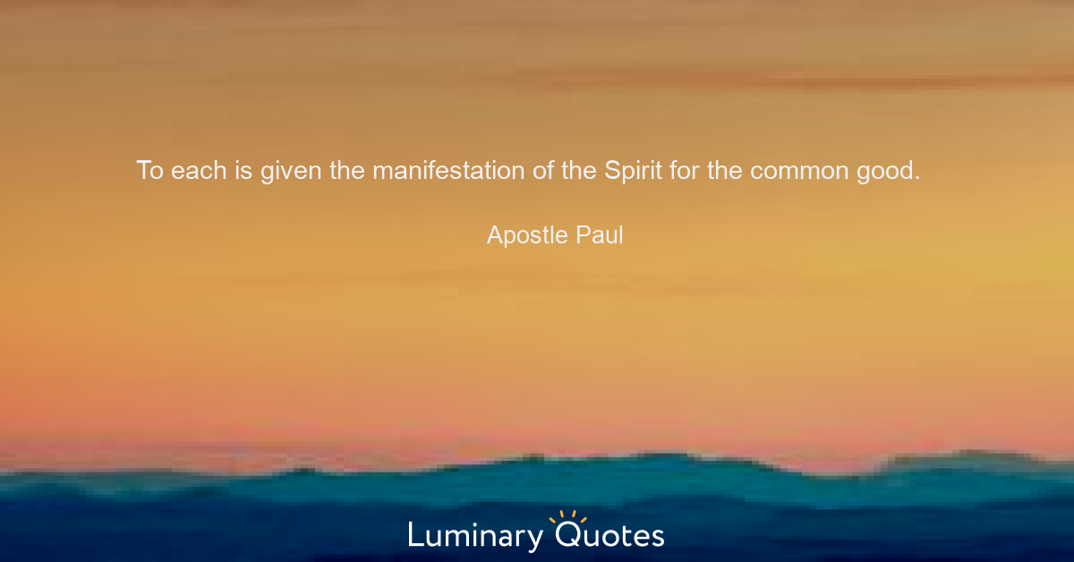 Common Good Scripture Quotes