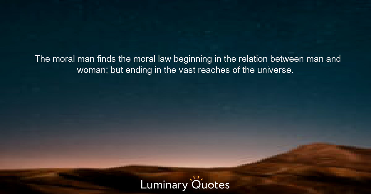 The Moral Law - Luminary Quotes
