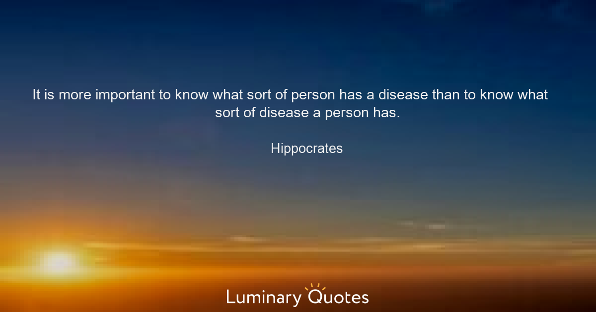 What Sort of Person - Luminary Quotes