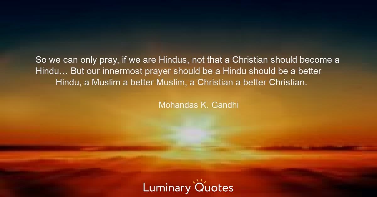 Hindu Prayer Quotes